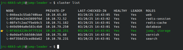 Using Cluster Commands for AutoPilot – AutoPilot